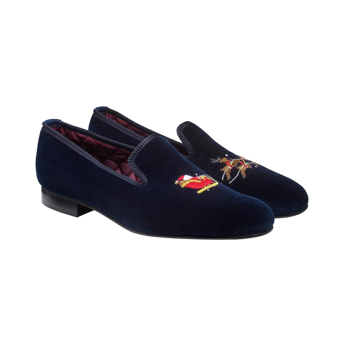 Santa Navy Velvet – Crockett & Jones EU
